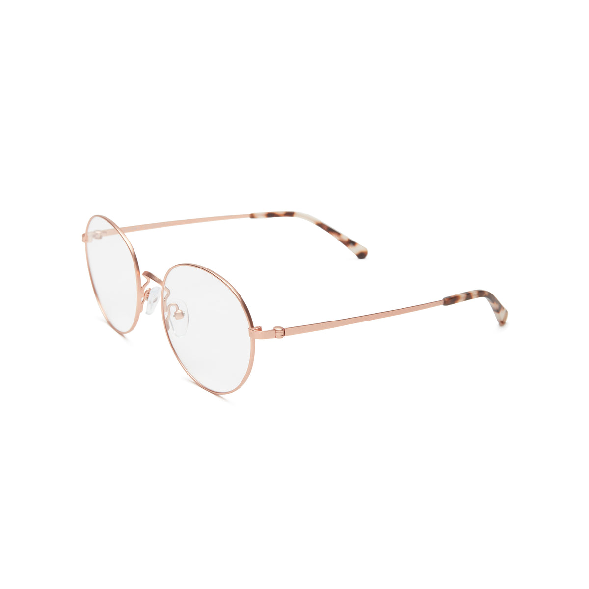 Keid Rose Gold Glasses I Low Nose Bridge I COVRY